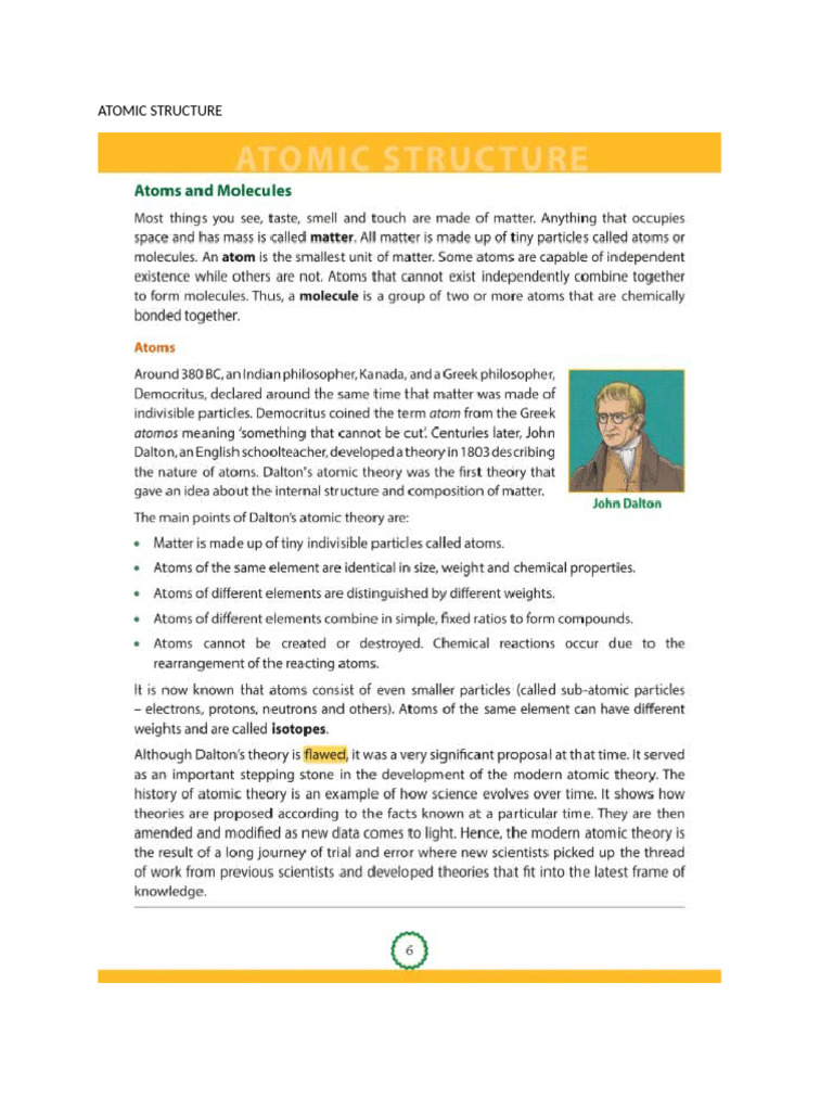 Atomic Structure, Chemistry | PDF