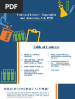 CLRA Act 1970 Overview and Provisions | PDF | License | Employment