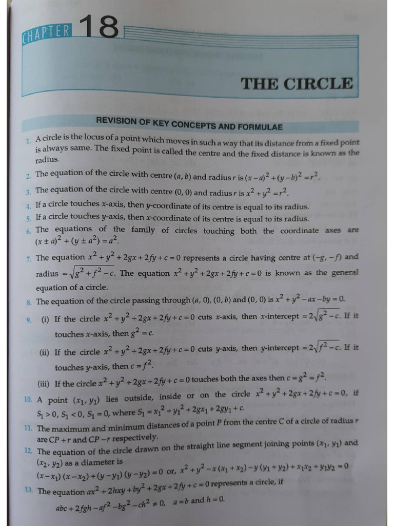 11th Conic Sections - 1 | PDF