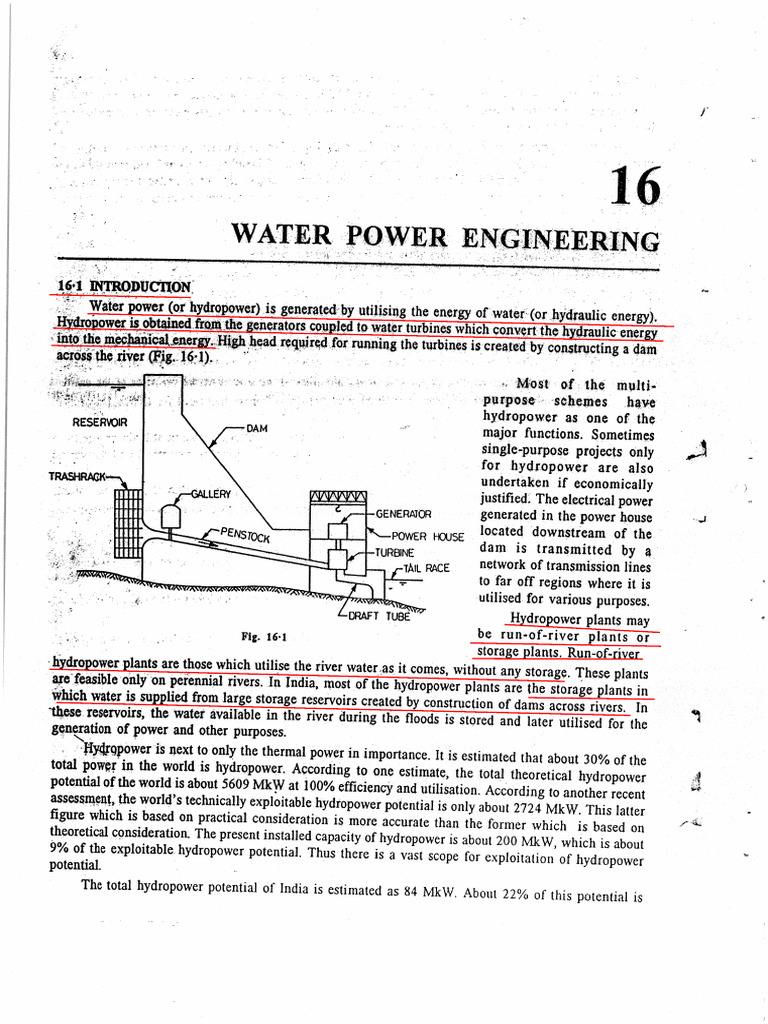 Water Power Engineering | PDF