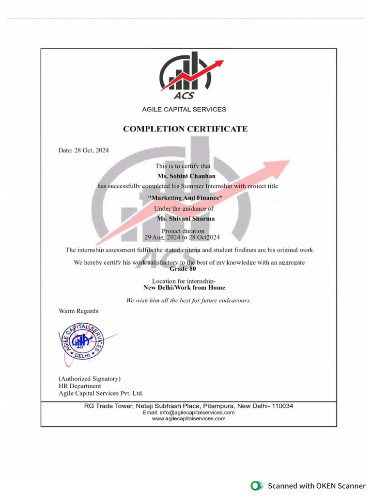 Recent Certificate of | PDF