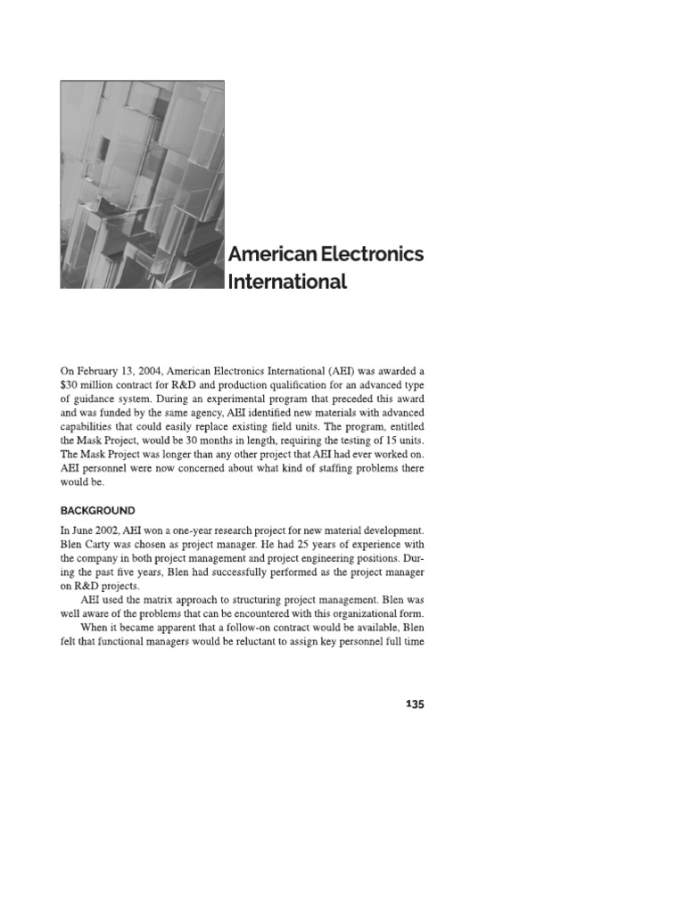 American Electronics International | PDF