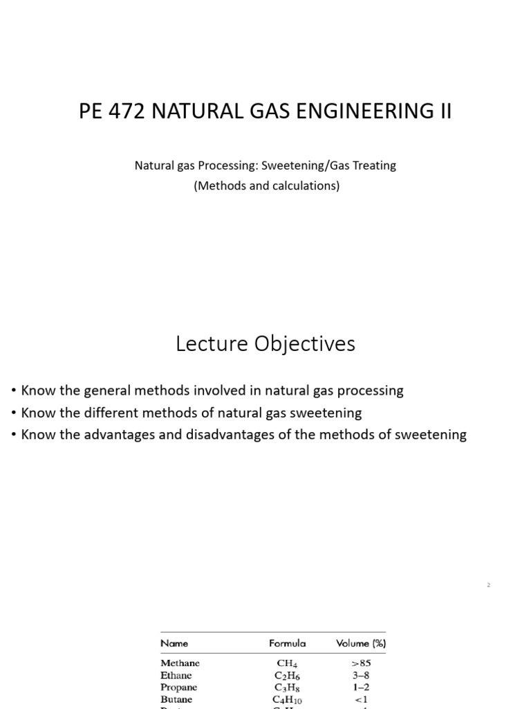 Done Lecture 4 - Natural Gas Sweetening 1 | PDF | Membrane | Adsorption