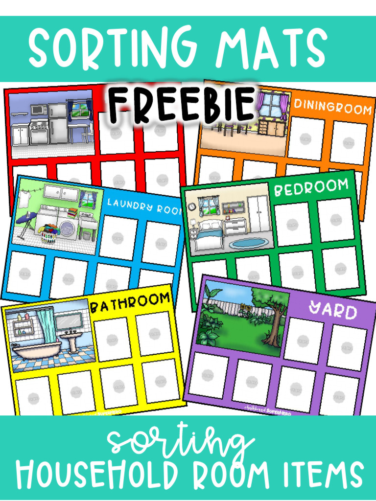 Household Items Sorting Mats | PDF