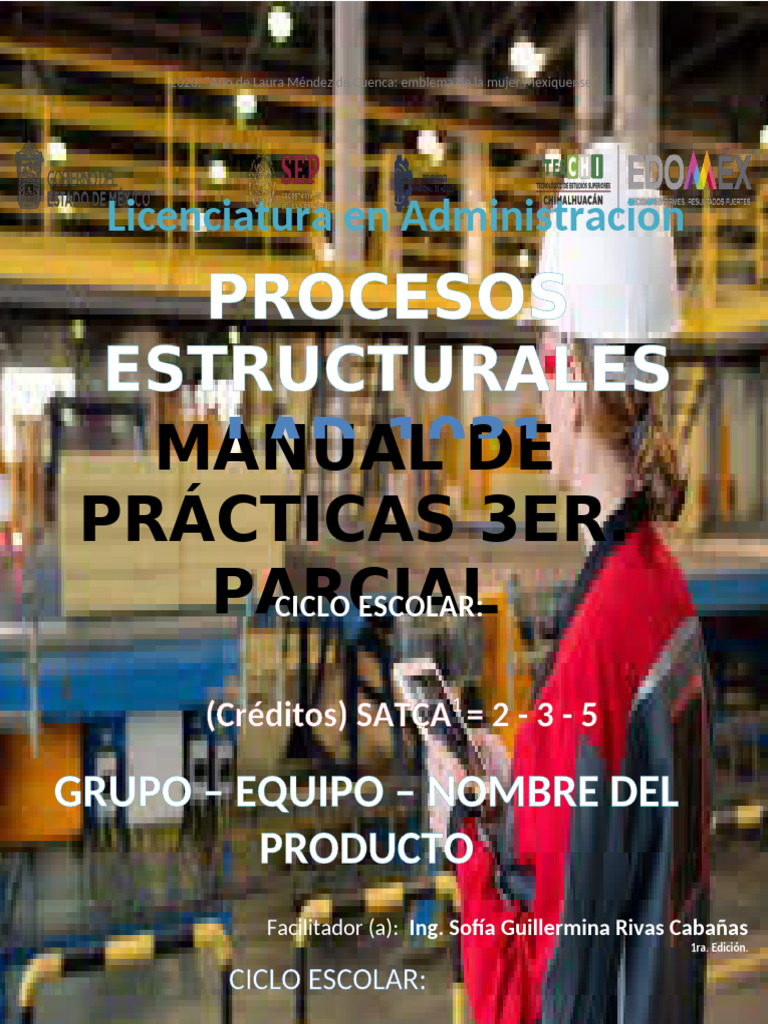 Manual de Prácticas Procesos Estructurales 3er..parcial | PDF | Evaluación | México