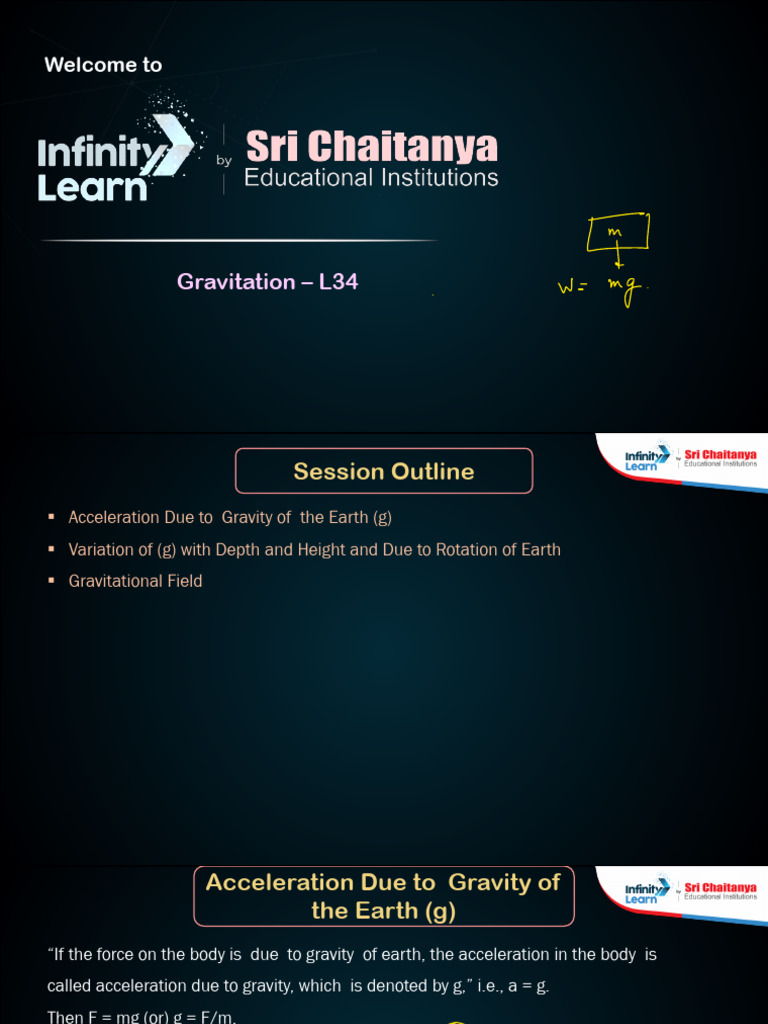 JEE - Gravitation 2 Annotated 1 18 | PDF | Gravity | Mechanics