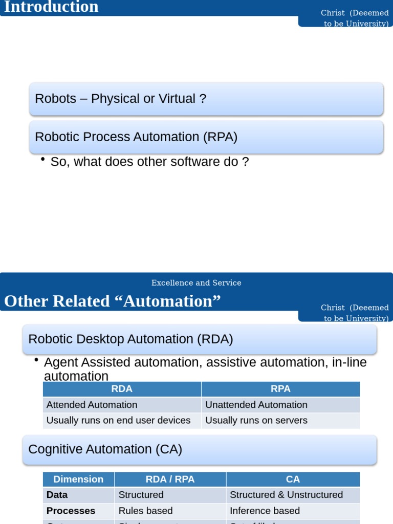 Unit 3 - RPA | PDF | Automation | Software