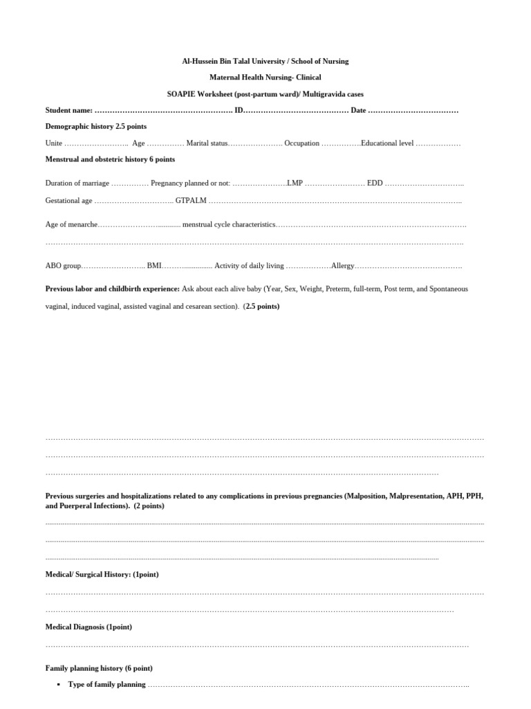 NCP for postpiartum multigravida cases | PDF | Childbirth | Health Sciences