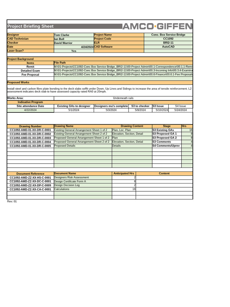 Project Briefing Sheet | PDF | Building Engineering | Civil Engineering