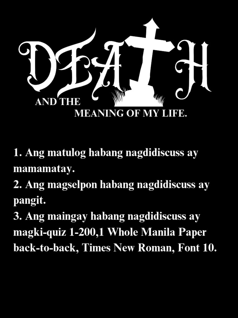 Philo Death SHS | PDF | Soul | Religious Belief And Doctrine