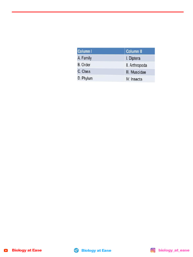 Biology Classification and Concepts Quiz | PDF | Biological ...