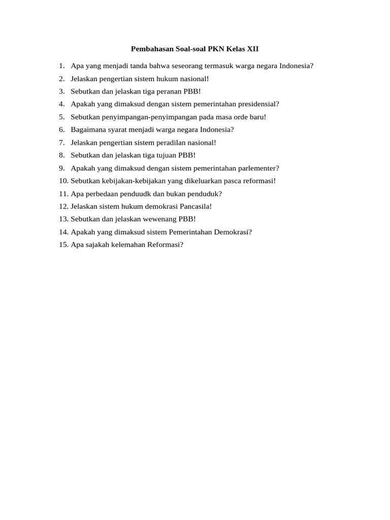 Soal-soal_Esay | PDF