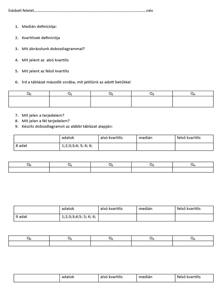 Dobozdiagram | PDF