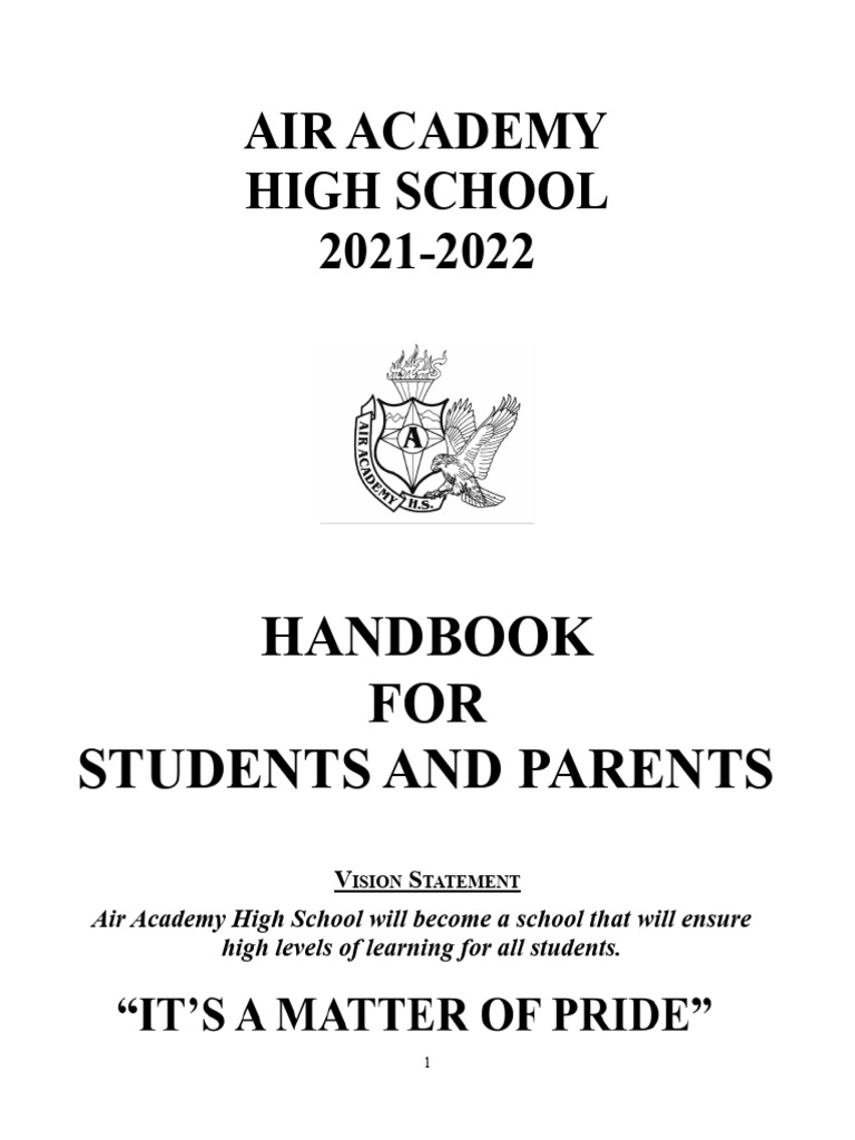 AAHS Student Handbook 2021-22 | PDF