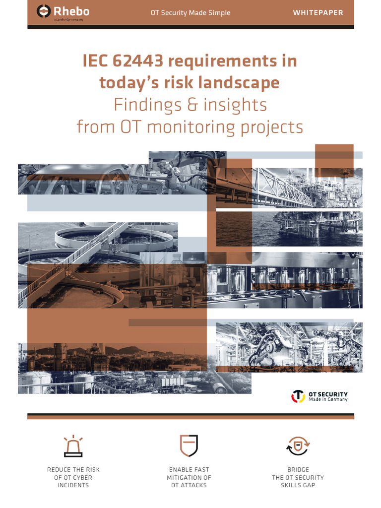 IEC 62443 Requirements in Today's Risk Landscape | PDF | Security ...