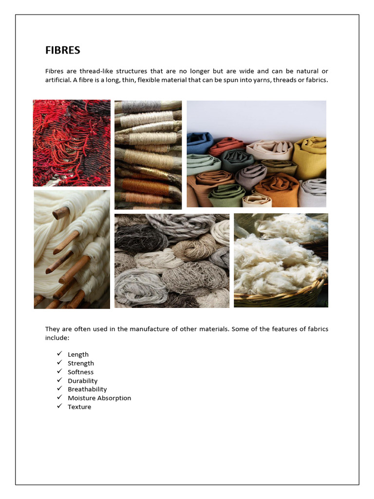Fibres | PDF | Fibers | Textiles