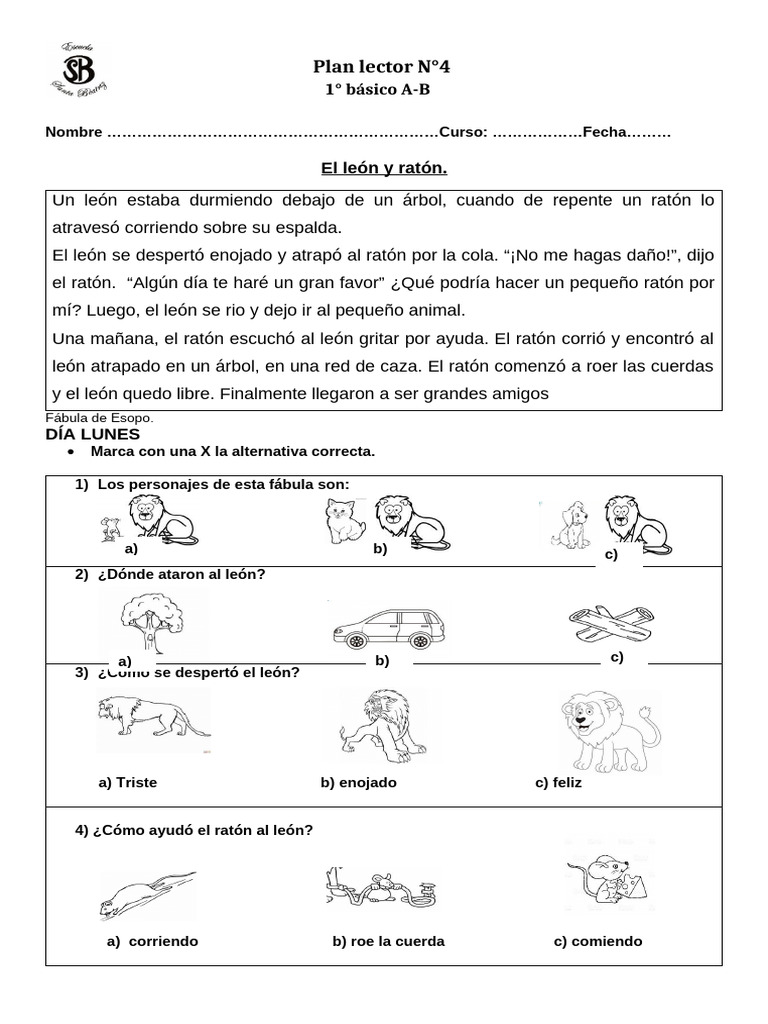 Primero Plan Lector 4 | PDF
