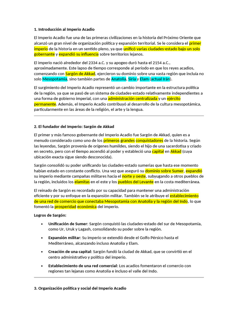 02 Akkad | PDF | Mesopotamia | imperio Romano