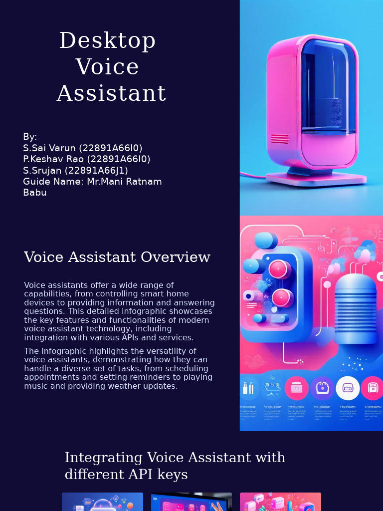 Introduction To Desktop Voice Assistants 2 | PDF | Internet Of Things ...