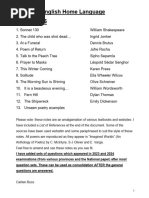 Analysis of "Die Hanswors" Poem | PDF