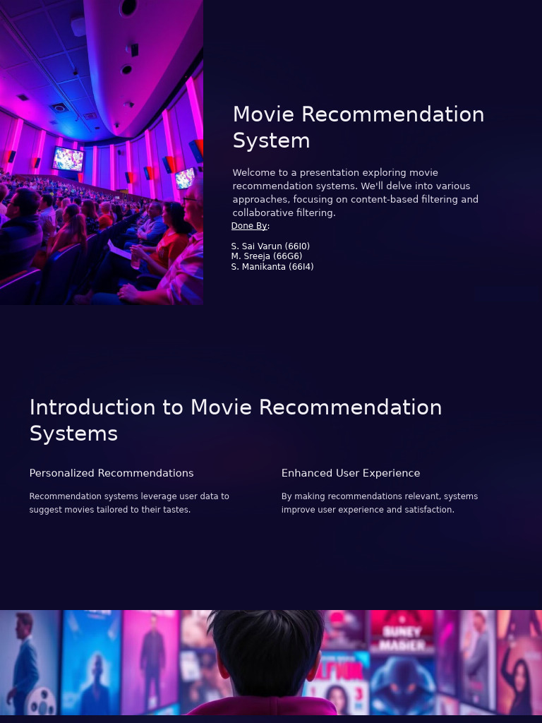 Movie Recommendation System | PDF | Human Communication | Cyberspace