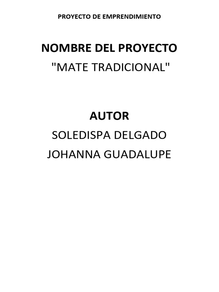 Proyecto de Mate | PDF | Producto (Negocio) | Mercado (economía)