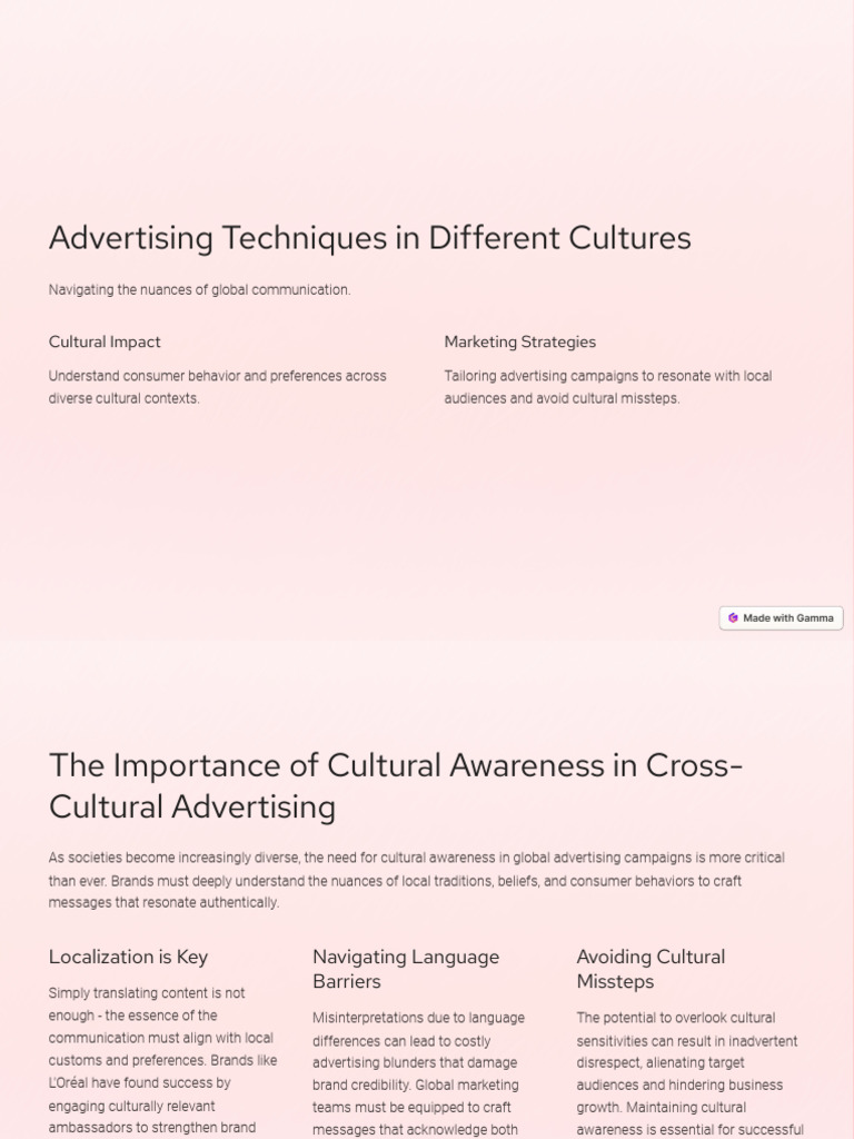 Advertising Techniques in Different Cultures | PDF | Brand | Advertising