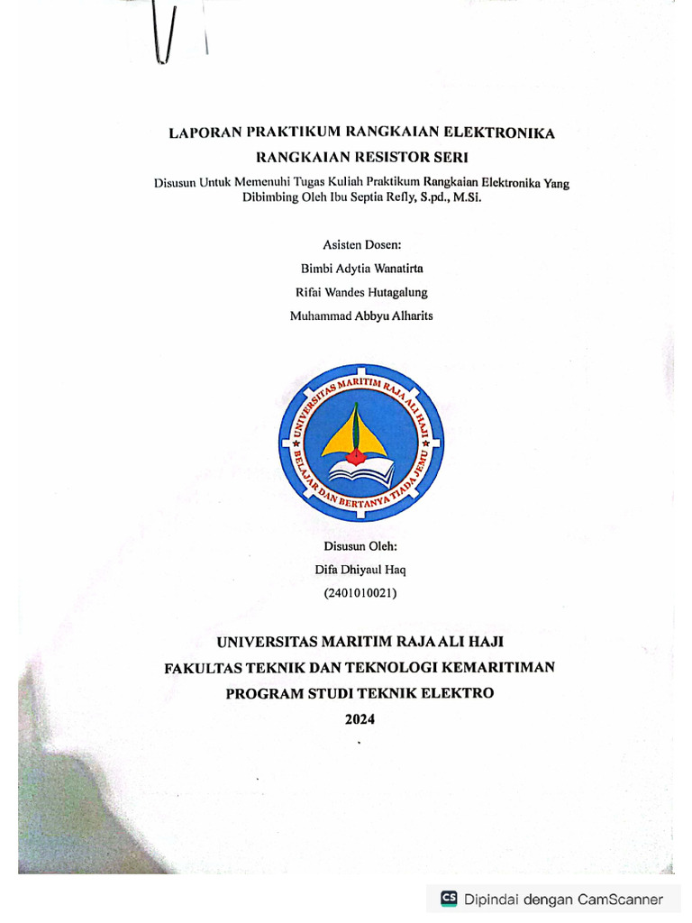 Laporan Praktikum 1 Difa Dhiyaul Haq. | PDF