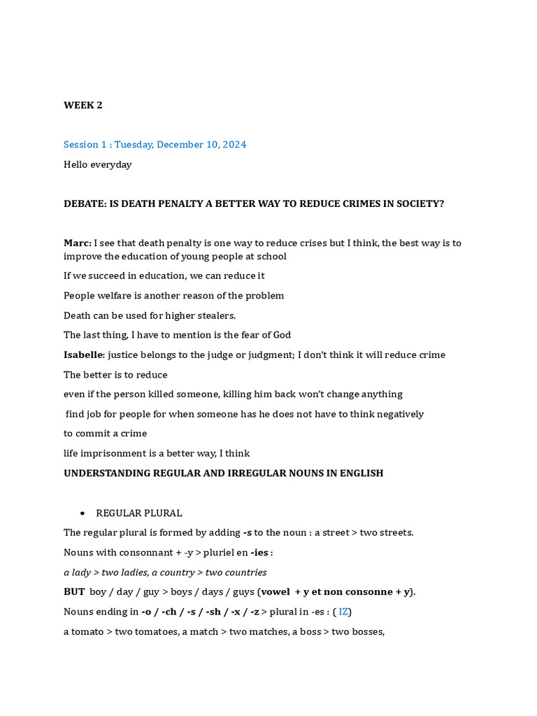 Week 2-Classroom 7 - December 14th | PDF