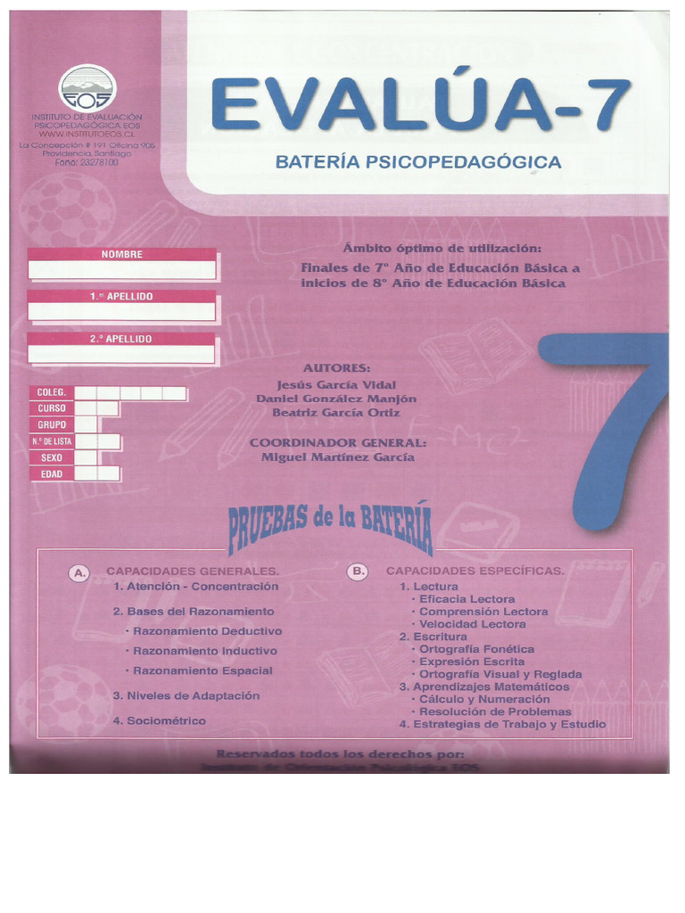 Evalua 7 2.0 | PDF