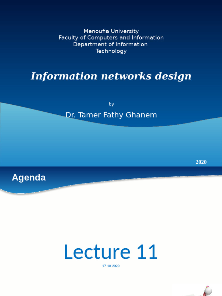 IND - 2020 - Lecure11 - SDN | PDF | Computer Network | Port (Computer Networking)