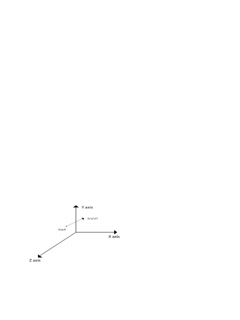 3D Geometric and Modelling Transformations | PDF | Cartesian Coordinate ...