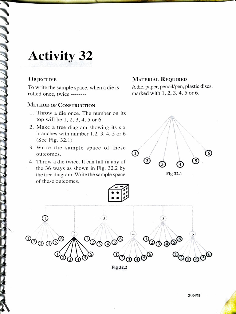 Sample Space of Dice Rolls | PDF