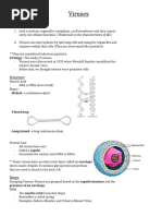 Yr 12 Wace Atar Biology Content Statement Notes | PDF | Infection | Virus