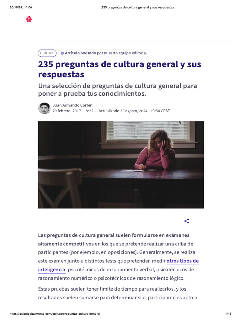 235 Preguntas de Cultura General | PDF | FIFA