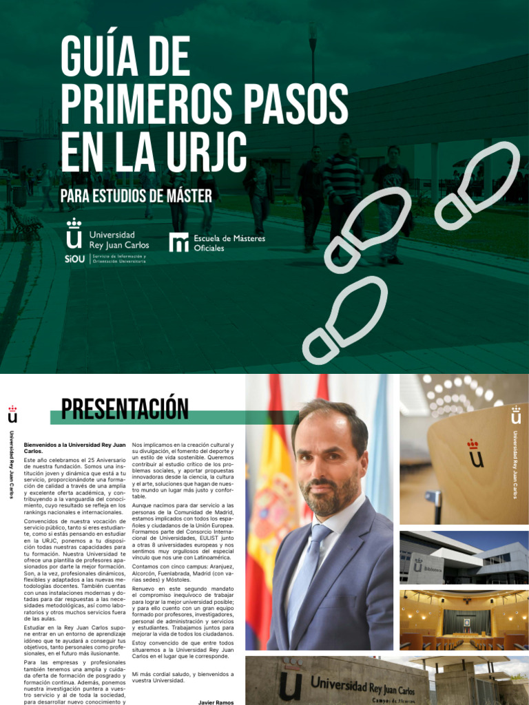 URJC Folleto Primerospasos Master 22 23 | PDF