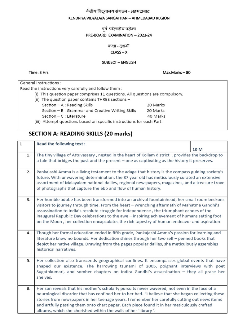 X ENG PB QP SET 2 | PDF | Tourism