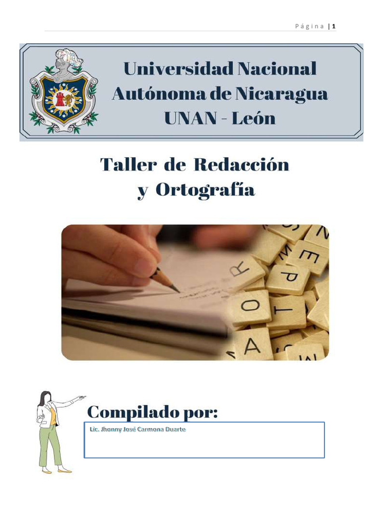 Dosier de Taller de Redacciòn y Ortografìa | PDF | Párrafo | Composiciones Musicales
