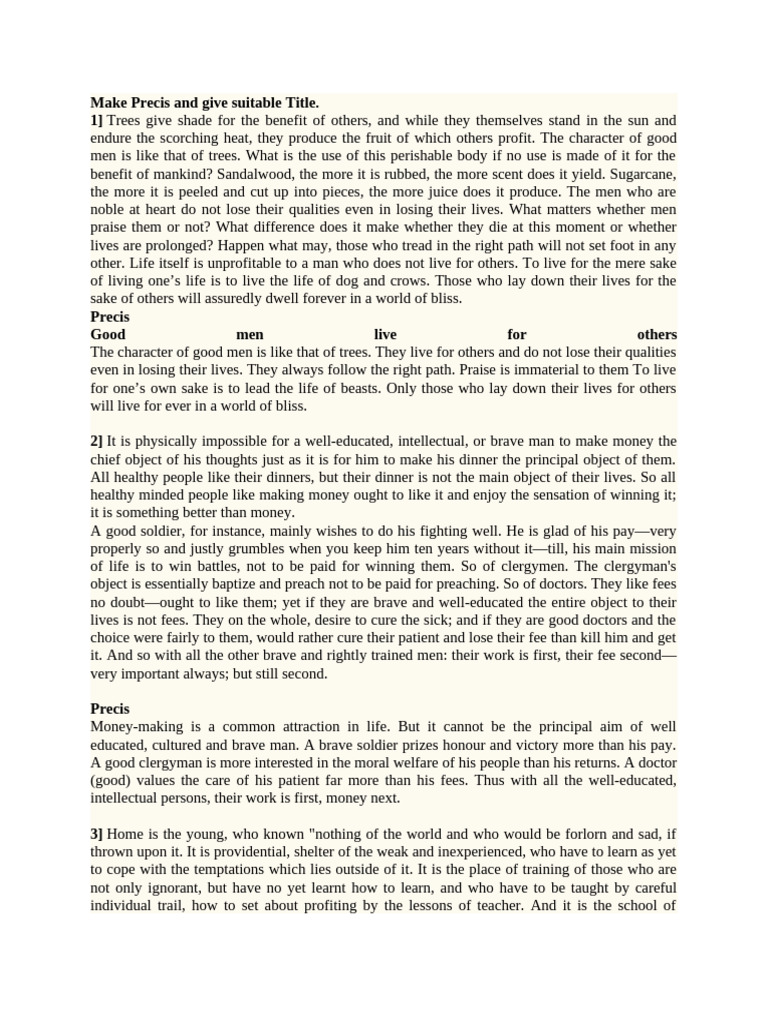 Make Precis and Give Suitable Title | PDF | Climate Change | Greenhouse Gas