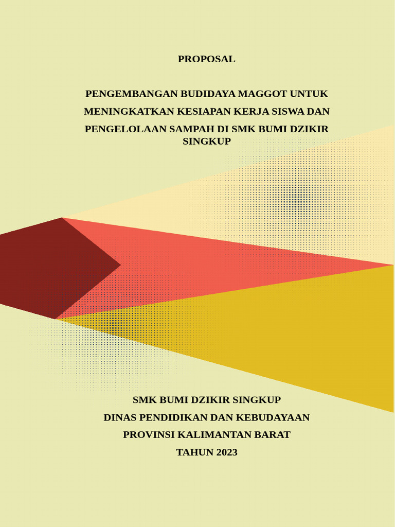 PROPOSAL MAGGOT | PDF