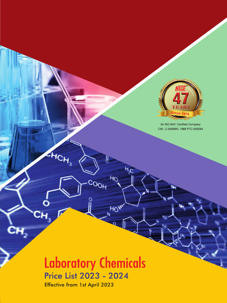 NICE Lab Chemical PL 2023-24 Compressed 1 | PDF | Staining | Sodium