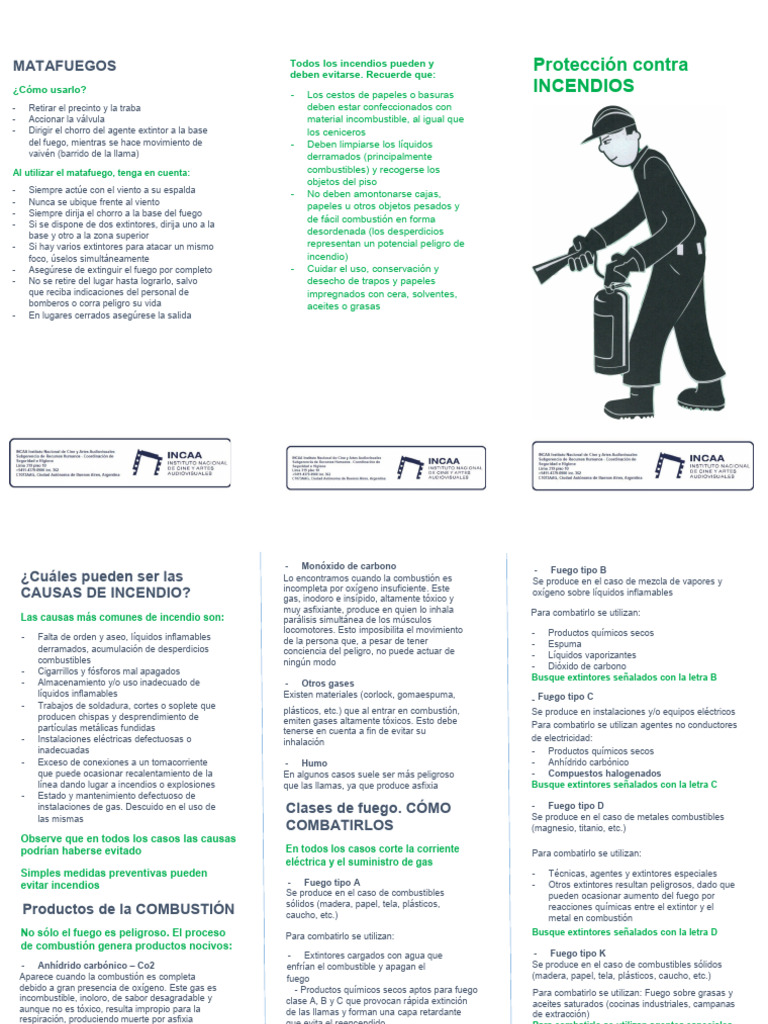 Protección Contra Incendios | PDF | Incendios | Combustión