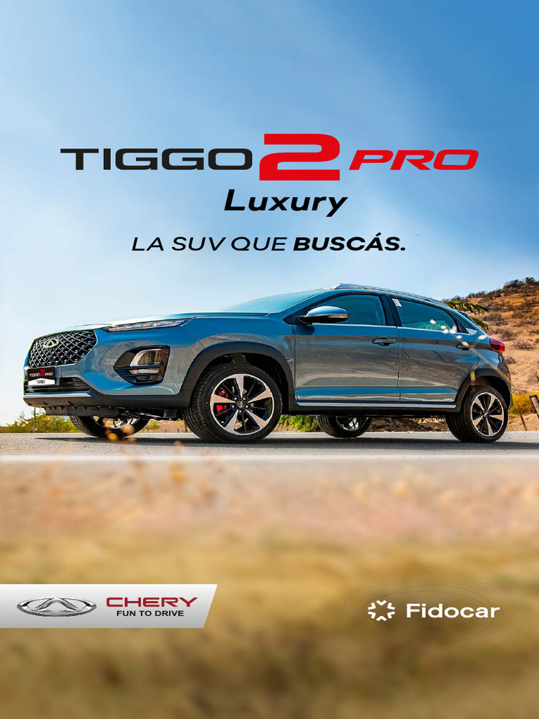 Tiggo 2 Pro Luxury: SUV Confort y Tecnología | PDF | Airbag | Estilos ...