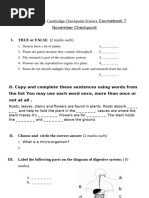 Year 7 - Microorganisms | PDF | Microorganism | Bacteria