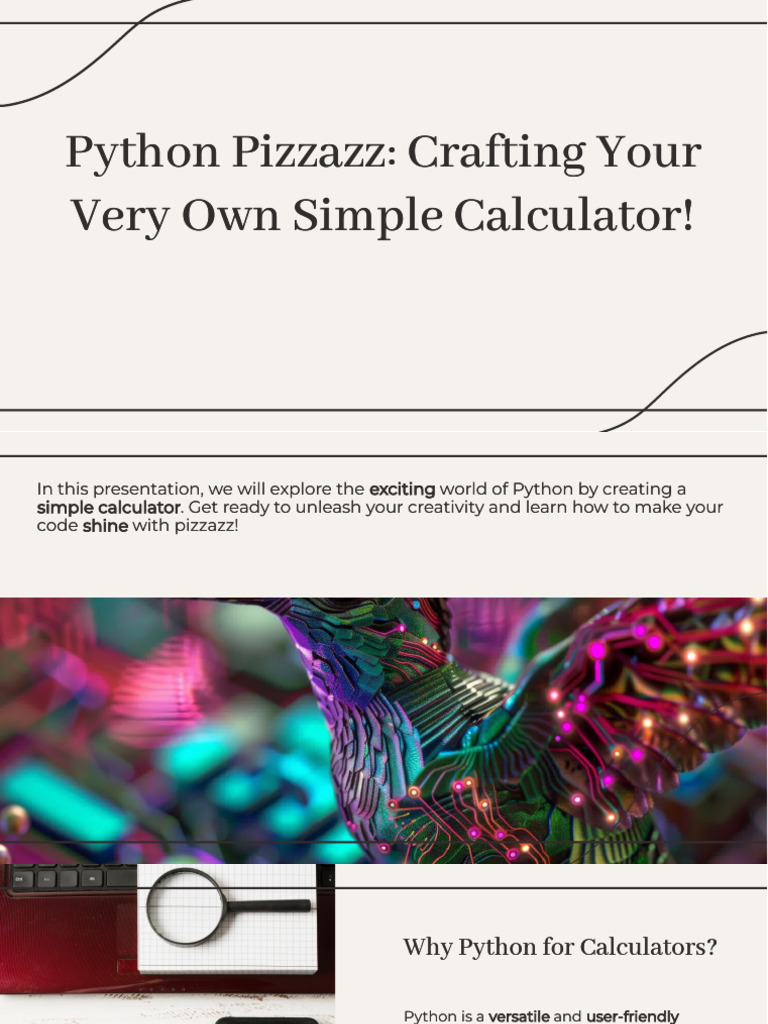 slidesgo-python-pizzazz-crafting-your-very-own-simple-calculator ...