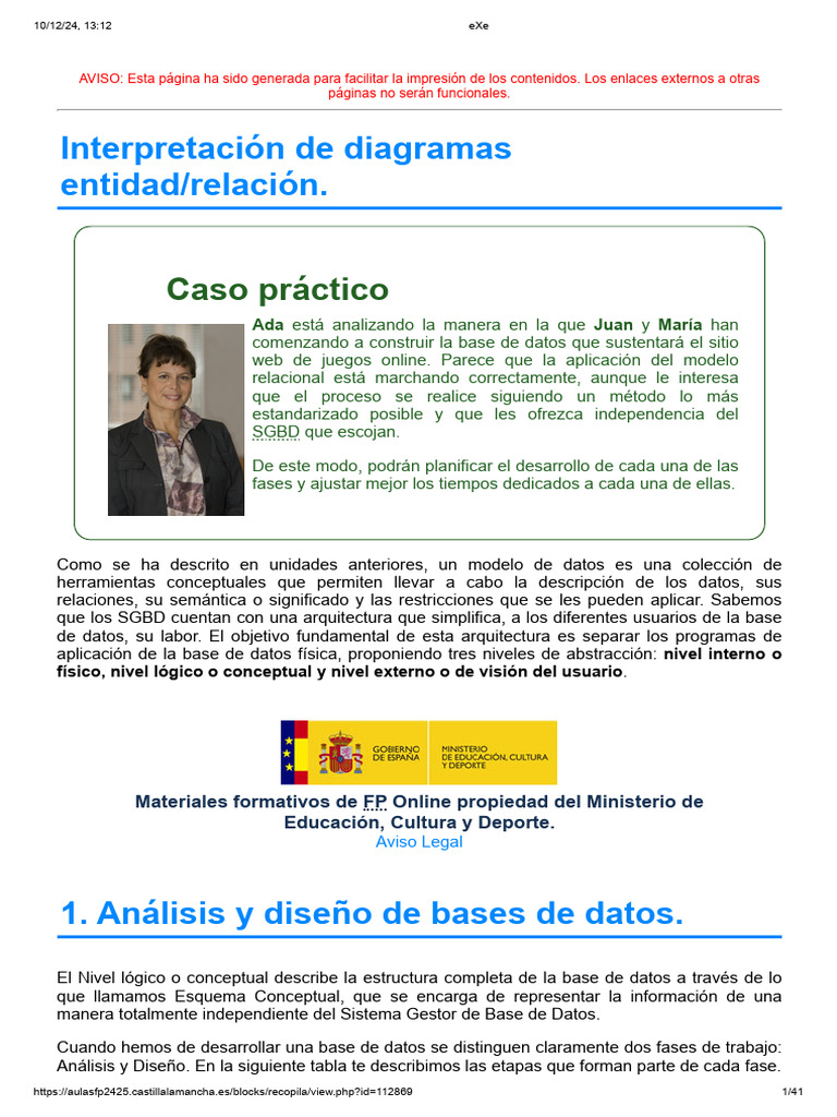 eXe | PDF | Objeto (informática) | Bases de datos