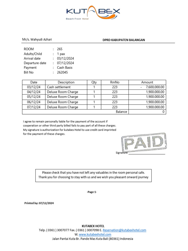 Wahyudi Azhari KTB | PDF