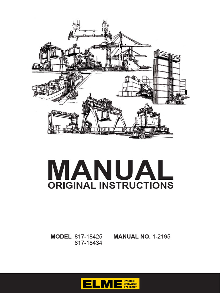 Manual de Partes Spreader RS-52 817-18434 Elme | PDF | Valve | Screw