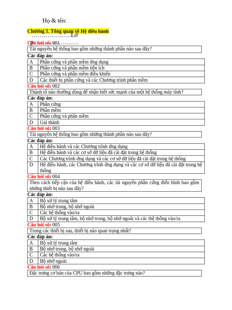 Bộ 420 câu hỏi TN_NLHDH | PDF