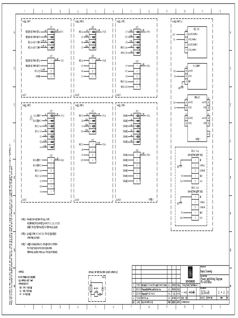1.04 Power and Wiring Diagram FS-400C-R1 323448_2D | PDF